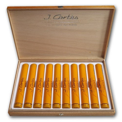 J Cortes - High Class "Honduran" (Orange) - Box of 10 Tubed – Holmes ...